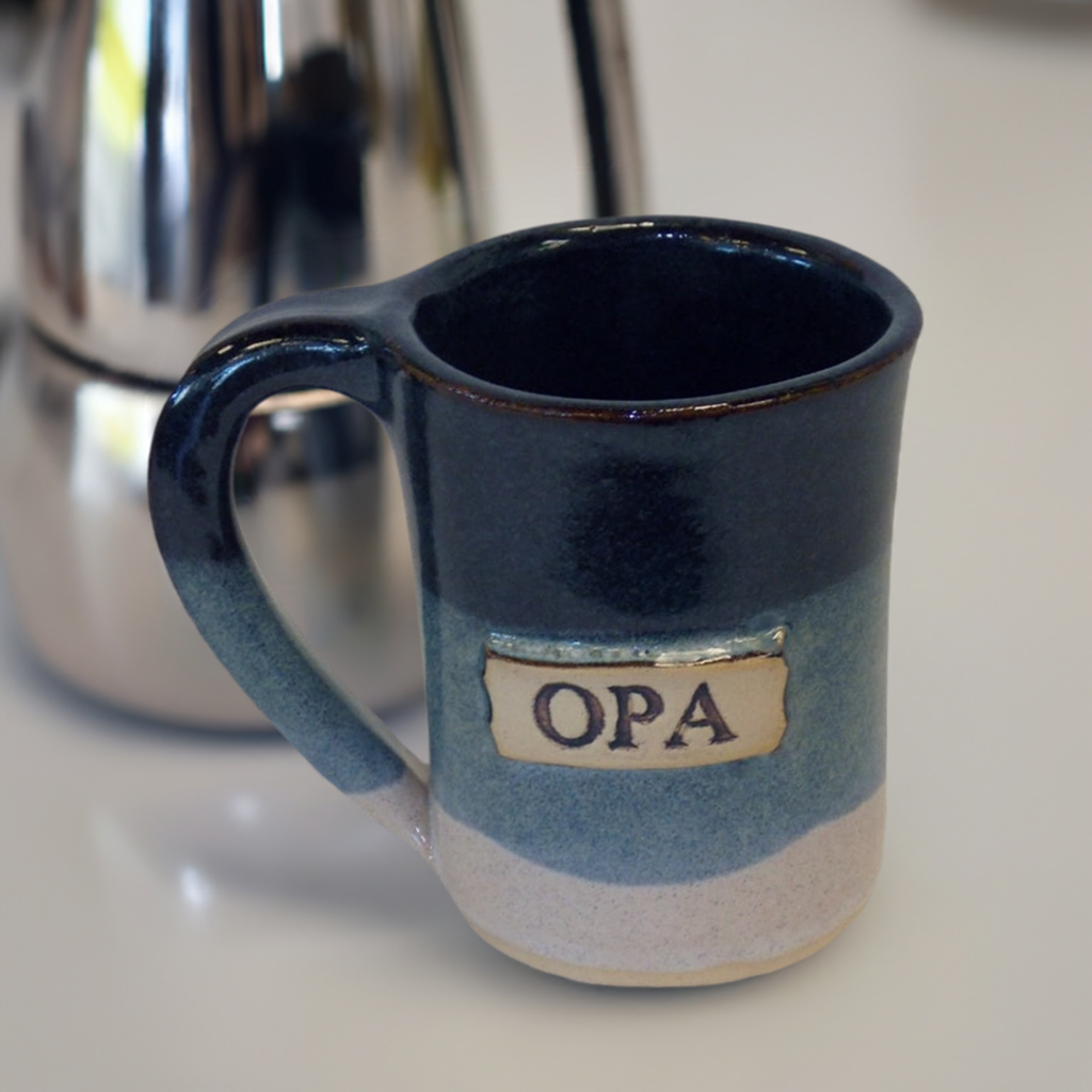 Opa Mug | German Grandfather | Coffee Cup | Handmade Pottery | Stegall ...